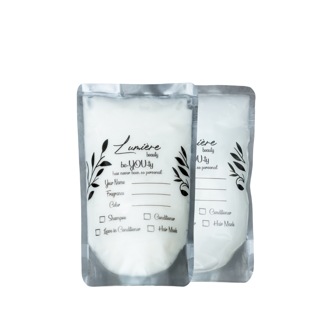 Shampoo and Conditioner Combo Refill Pouches | Lumiere Beauty